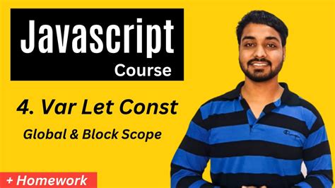 Var Let And Const Javascript Tutorial In Hindi 4 Youtube