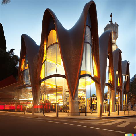 Mcdonalds Designed By Antoni Gaudi Architecture Photography Dalle2