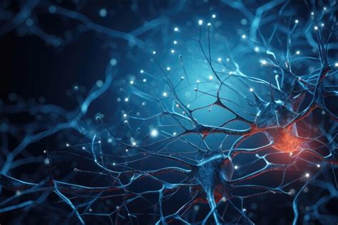 Premium Photo Abstract Neural Connections For Artificial Intelligence