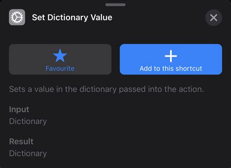 Setting Dictionary Values To Variables Shortcuts Automators Talk