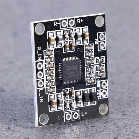 Pam8610 Audio Stereo Amplifier Module Pinout Circuit Diagram And