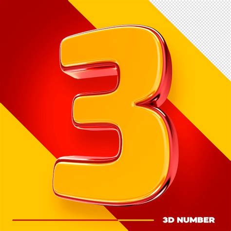 Number 3 Yellow