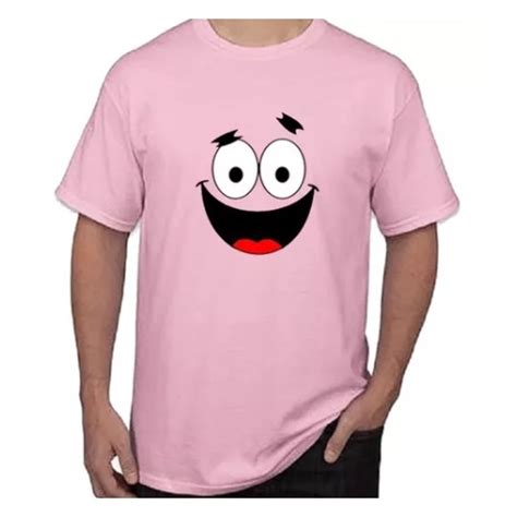 Camiseta Desenho Bob Esponja Personagem Patrick Estrela Shopee Brasil