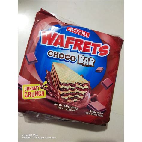 Jack N Jill Wafrets Brix Chocolate 24gx10pcs Shopee Philippines