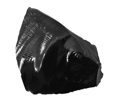 Raw Obsidian Igneous Rock Specimen Geologist Selected Samples