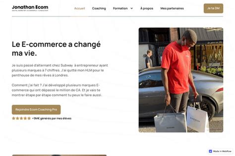 Jonathan Ecom Webflow