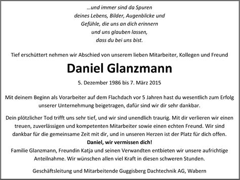 Daniel Glanzmann Hommages