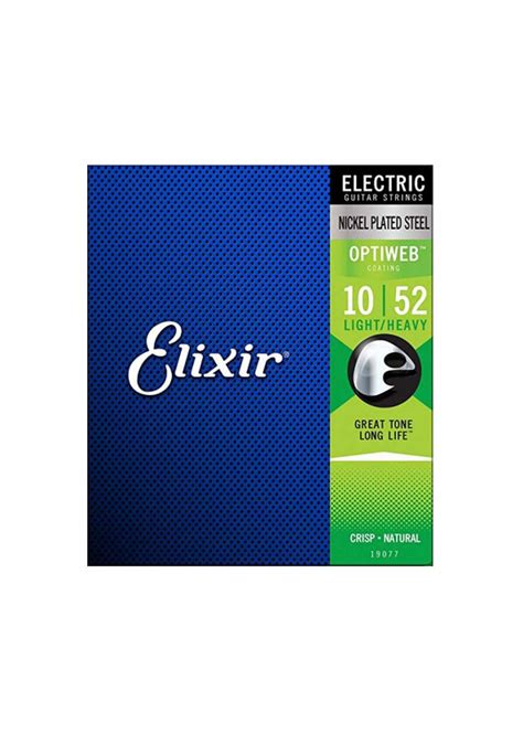 Dây đàn Guitar điện Elixir Optiweb Electric Guitar Strings Light Heav