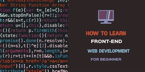 How To Learn Front End Web Development