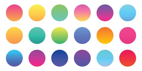 Multicolor Gradient Gradient And Preset Colors 14161045 Vector Art At
