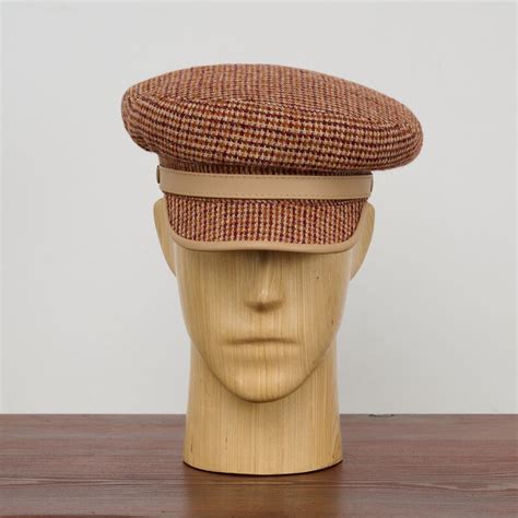 Islay Harris Tweed Pure Wool And Natural Leather Maciejowka Etsy