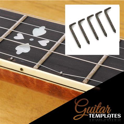 5th String Capo Spikes For Banjo Pack Of 5 Guitar Templates
