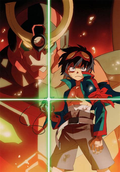 320x568 Resolution Male Cartoon Character Tengen Toppa Gurren Lagann