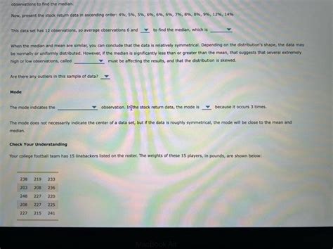 Solved 17 Measuring Central Tendency Three Primary