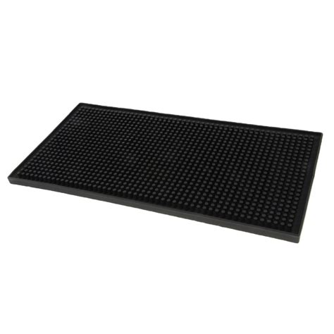Waterproof Bar Runner Rubber Strip Spill Mat Black Grandado