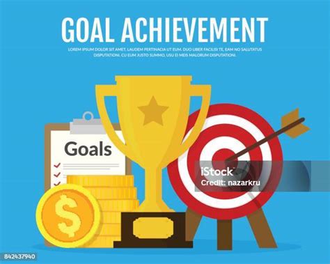 목표와 성과 개념 1위에 대한 스톡 벡터 아트 및 기타 이미지 1위 개념 겨냥 Istock