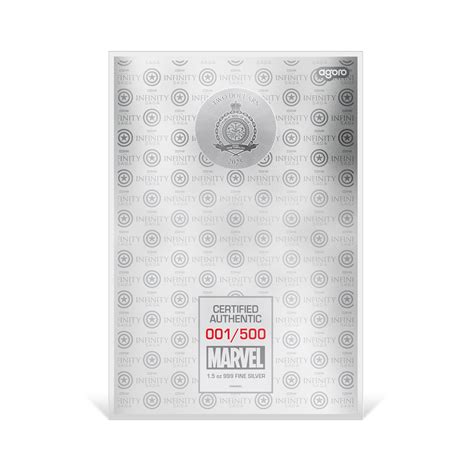 Marvel The Infinity Saga Captain America Foil 15oz Silver Foil 2