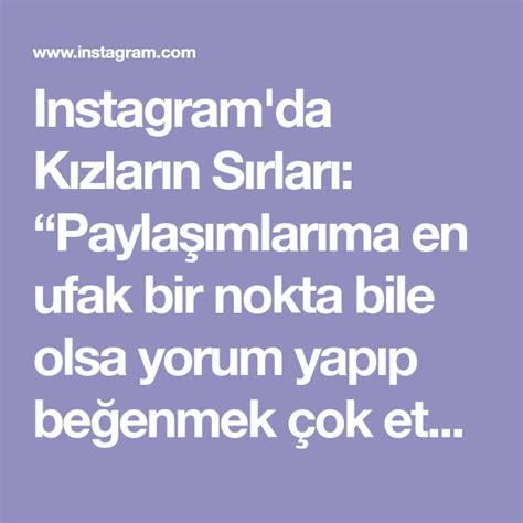 Instagramda Kızların Sırları Paylaşımlarıma En Ufak Bir Nokta Bile