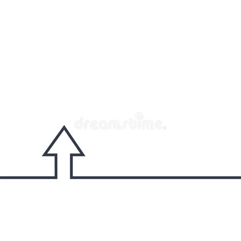 Abstract Arrow Sign Continuous Line Drawing Icon For Your Web Site Design Logo App Ui