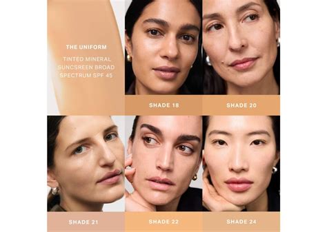 Merit The Uniform Tinted Mineral Sunscreen 21 Light Medium P516692
