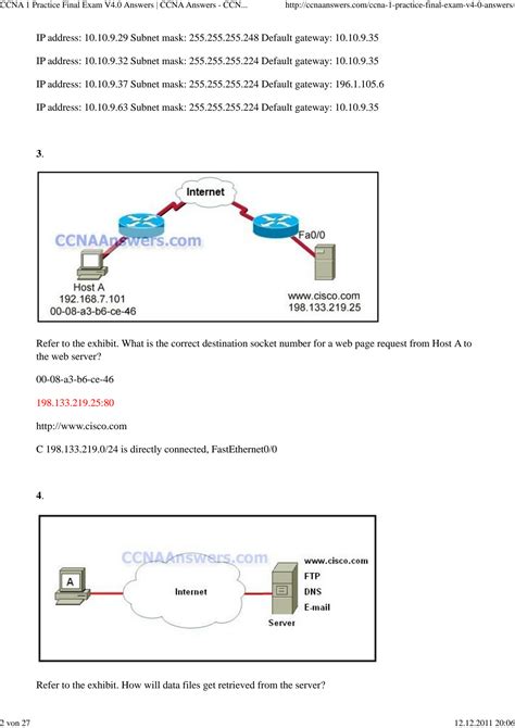 SOLUTION Ccna 1 Practice Final Exam V4 Studypool