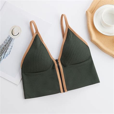 Brassière Ouverture Devant En Coton Watsunder
