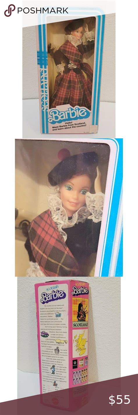 SCOTTISH Barbie Doll Vintage 1980 Pre Dolls Of The World 3263 NRFB