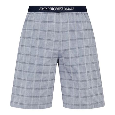 Emporio Armani Underwear엠포리오 아르마니 언더웨어 체크 패턴 버뮤다 팬츠 Sivillage 에스