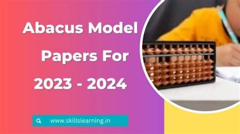 Free Abacus Model Papers For Level 1 With Answers Abacus Losing You Answers