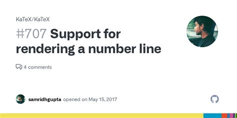 Support For Rendering A Number Line · Issue 707 · Katex Katex · Github