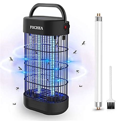 FOCHEA Insektenvernichter Elektrisch LED Insektenlampe Indoor Mückenfalle Insektenfalle UV