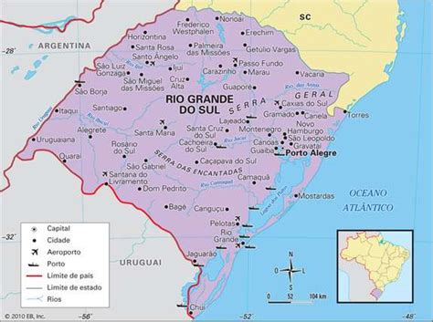 Geografia do Rio Grande do Sul Relevo clima vegetação hidrografia