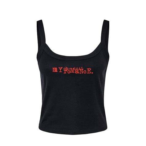 Three Cheers Logo Womens Ribbed Tank My Chemical Romance