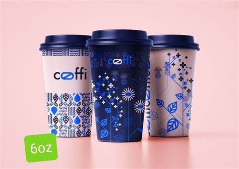 Three Coffee Cups With Unique Designs