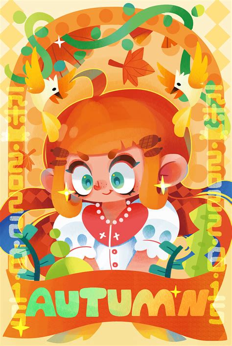 少女插画系列猫儿朵朵开 站酷zcool