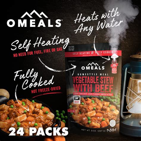 Vegetable Stew With Beef Omeals 8 Oz 227 G