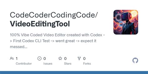 Github Codecodercodingcodevideoeditingtool 100 Vibe Coded Video Editor Created With Codex