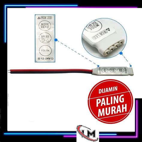 Jual Led Controller Rgb Dimmer Mini 12 24v 6a Modul Led Controler