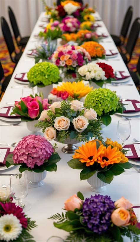 Artificial Flower Floral Arrangement Hub