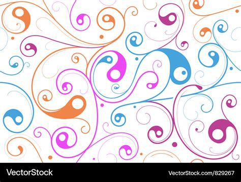 Swirly Pattern Royalty Free Vector Image Vectorstock