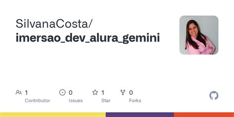 Github Silvanacosta Imersao Dev Alura Gemini