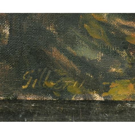 Michael Gilbery 1913 2000 British Pietransanta Northern Italy Oil On Canvas Signed And Insc