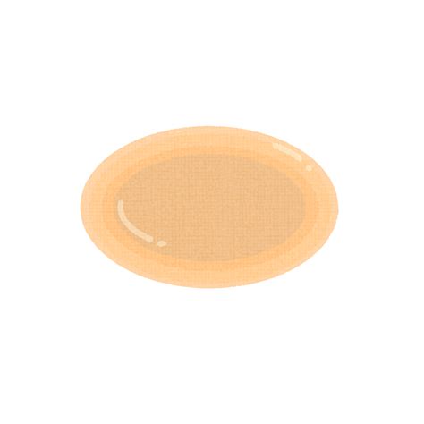 Hydrocolloids Oval Unpackaged Illust World