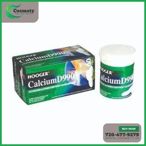 Hooger Calcium D990 Height Increase Tablets At 3100 Bottle Height