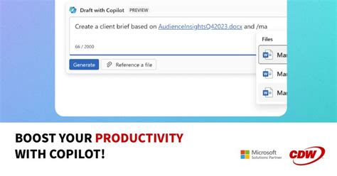 Cdw Uk On Linkedin Microsoft Copilot Productivity