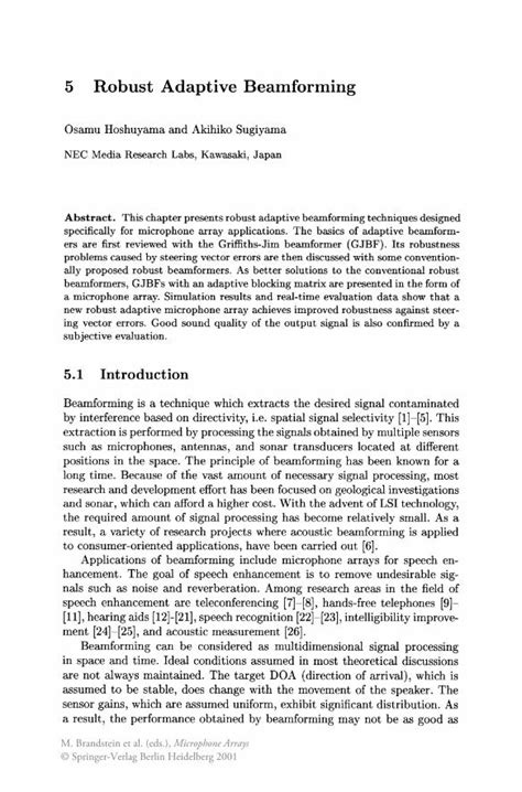 pdf 5 robust adaptive beamforming home springer · pdf file · 2017