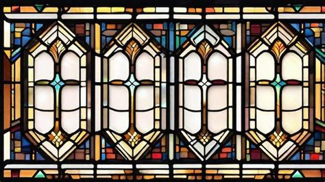 Premium Ai Image Captivating Stained Glass Artwork
