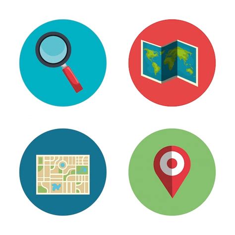 Premium Vector Gps Navigation Design