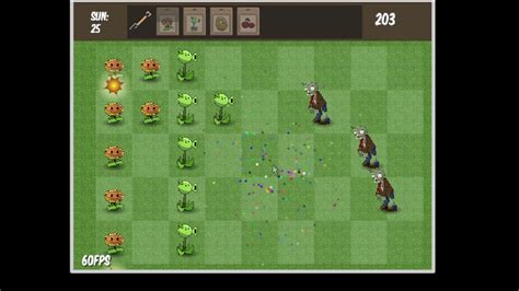 Simple Plants Vs Zombies Clone In C Rraylib