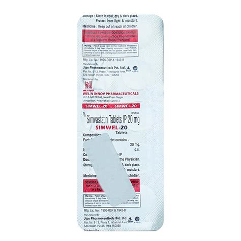 Simwel 20 Strip Of 10 Tablets Health And Personal Care
